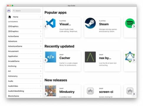 Linux app store App Outlet no Linux - conheça e veja como instalar
