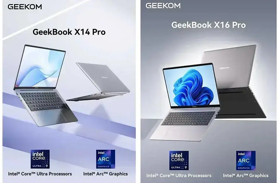 GEEKOM apresenta novos laptops com processadores Intel Arrow Lake
