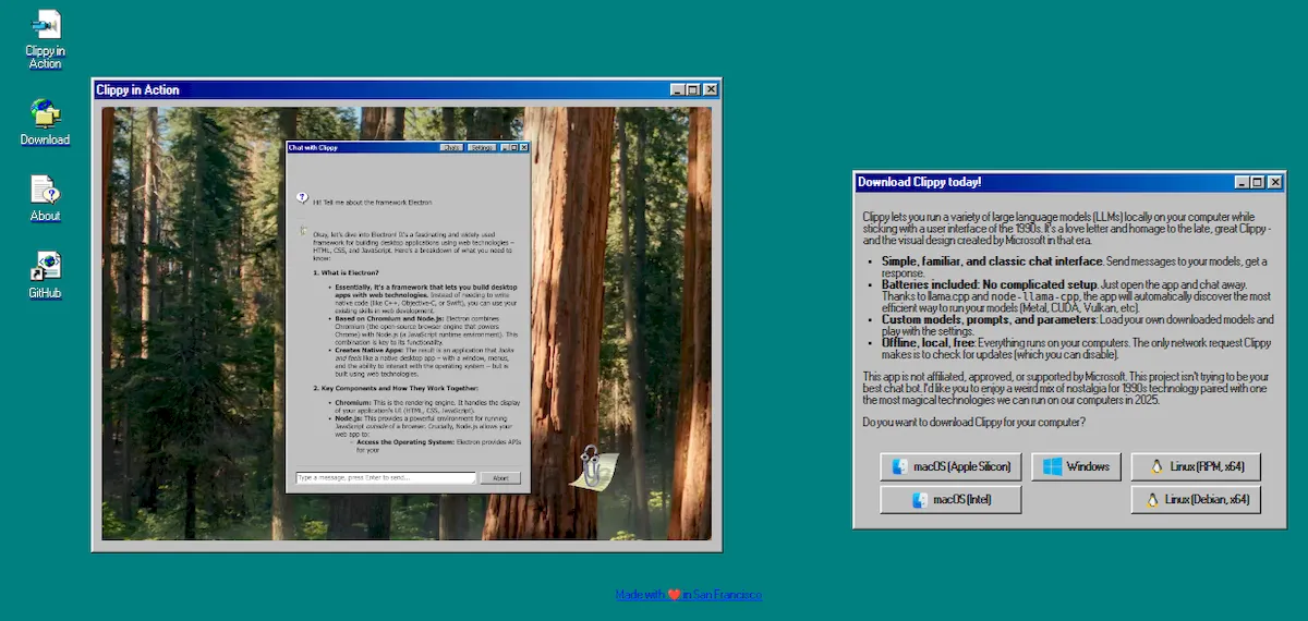 Clippy Desktop Assistant: o novo chatbot retro para Linux