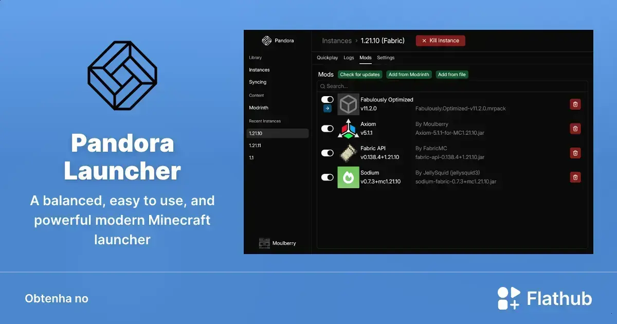 Conheça o Pandora Launcher: fácil, potente e perfeito para Minecraft no ...